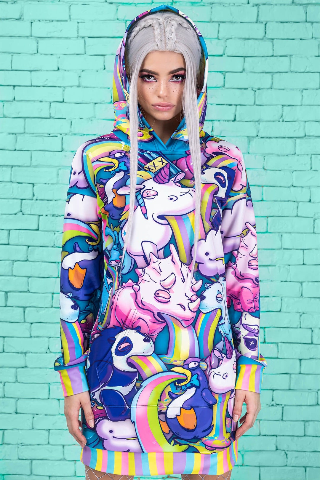 Colorful Sweatshirt Rainbow Shirt Pink Womens Sweater LGBT - Etsy