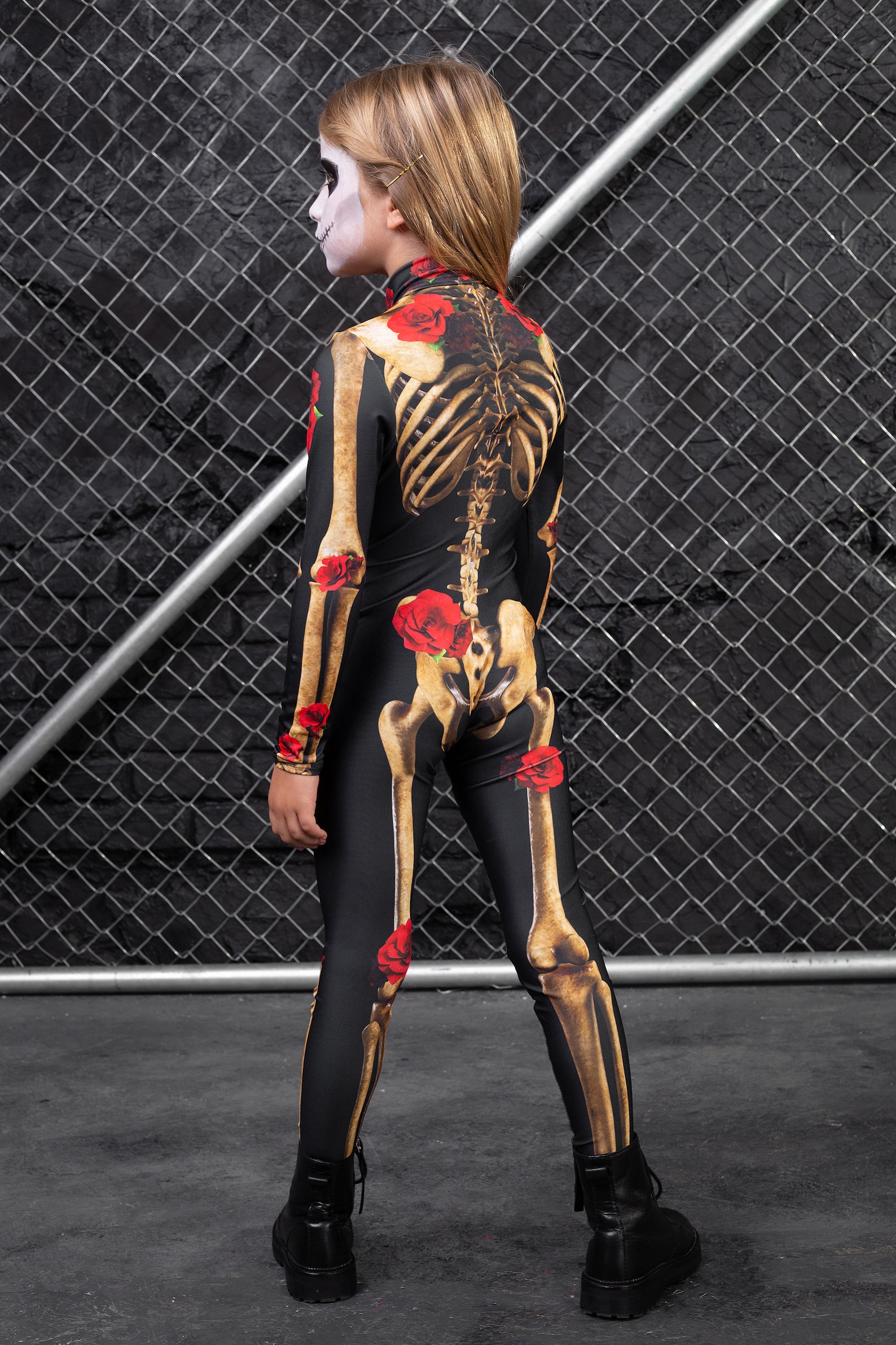 Skeleton Costume Kids Girls Skeleton Costume Kids Skeleton - Etsy