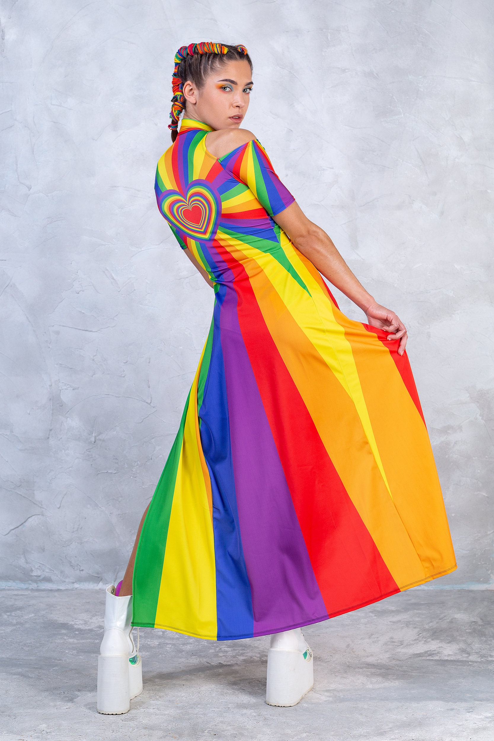 Pride Maxi Dress Rave Maxi Dress Pride Outfit Sexy Rave - Etsy Australia
