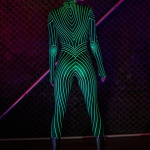 UV Glow Costume, Blacklight Reactive Costume, Festival Costumes ...