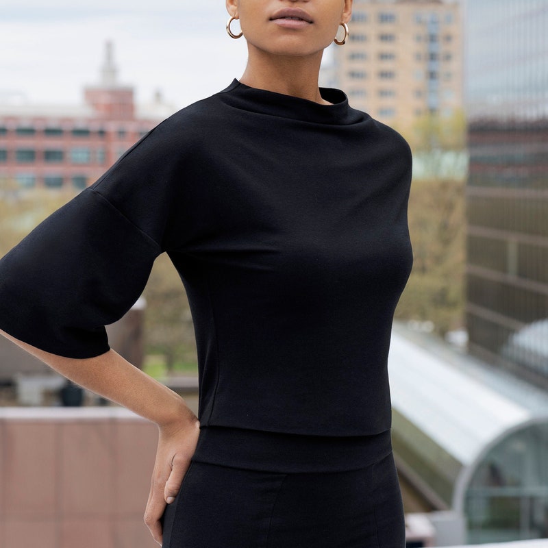 Funnel Neck Dress - Etsy