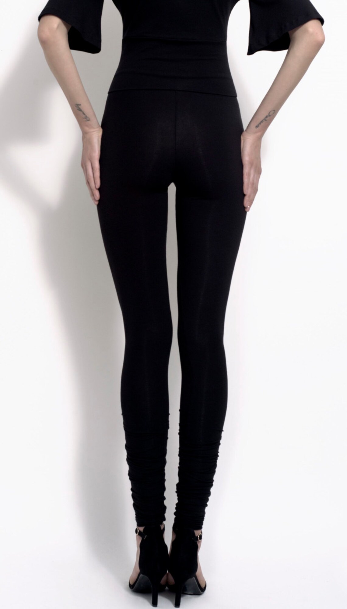 Ecofriendly Bamboo Jersey Tights Made Extra Long for "stacked" Effect ...