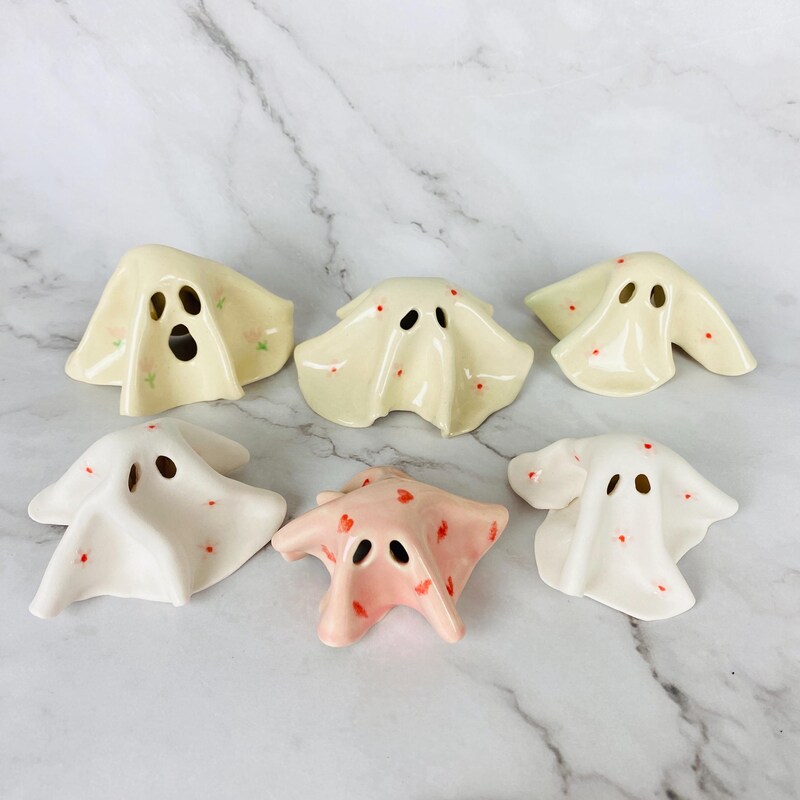 Ceramic Ghosts - Etsy