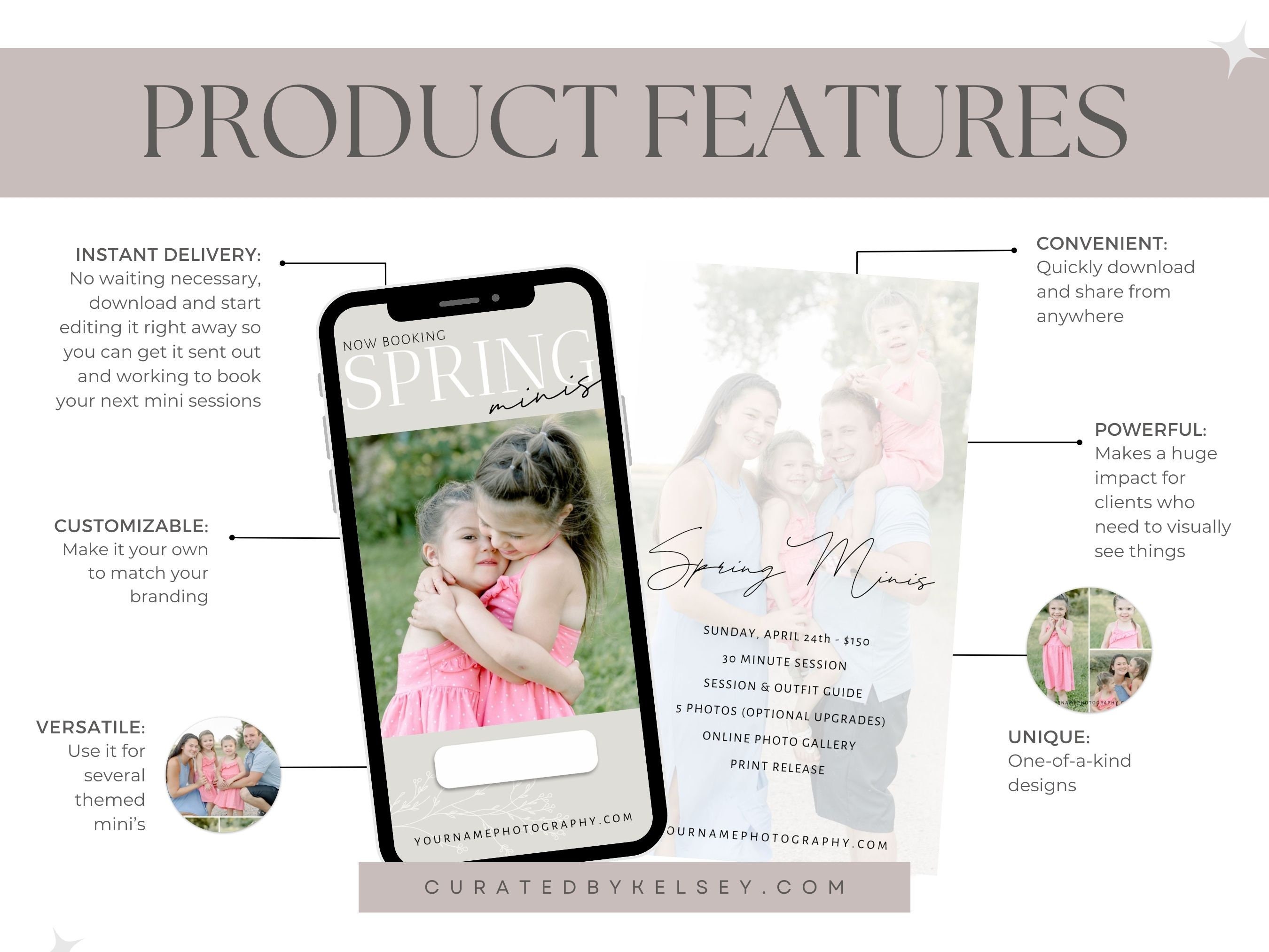 Canva Mini Session Instagram Story Templates for Photography | Senior ...