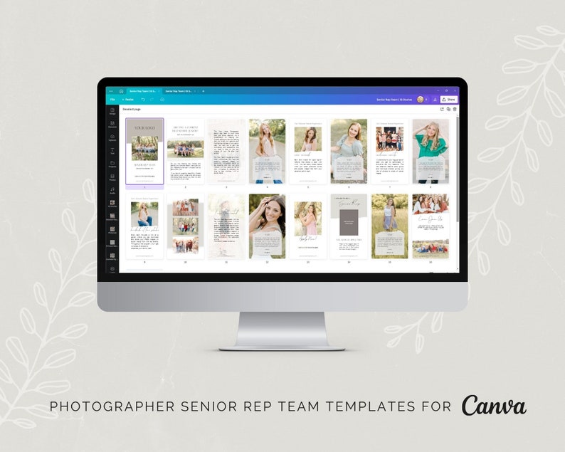 Canva Senior Rep Team Instagram Story Marketing Templates for - Etsy