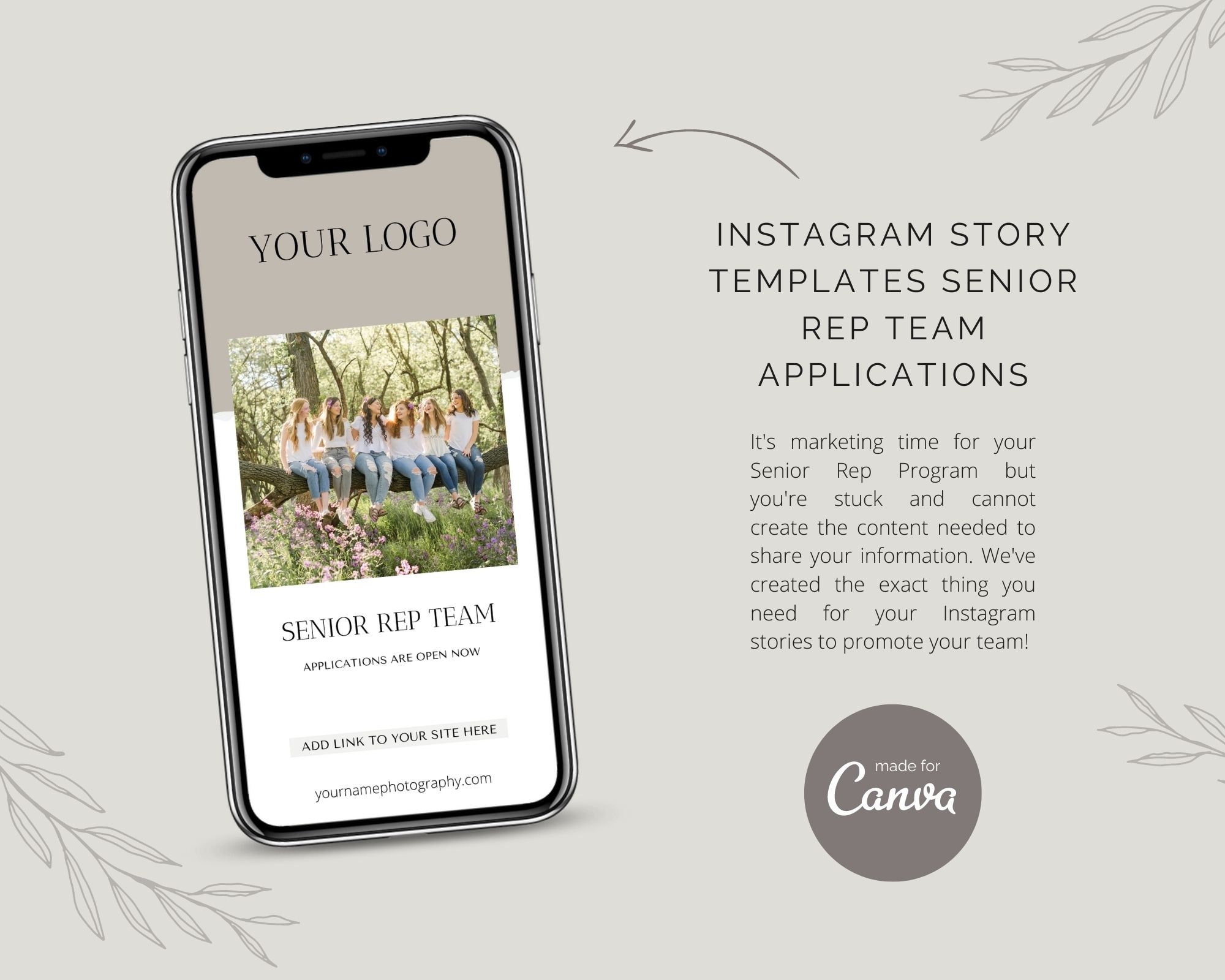 Canva Senior Rep Team Instagram Story Marketing Templates for - Etsy
