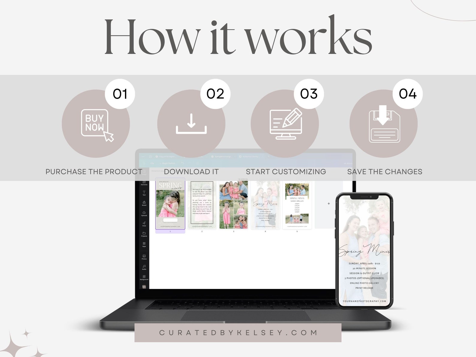 Canva Mini Session Instagram Story Templates for Photography | Senior ...