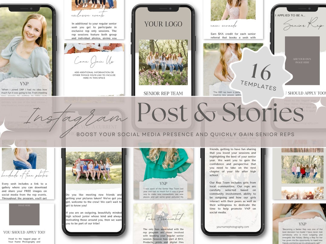 Canva Senior Rep Team Instagram Story Marketing Templates for ...
