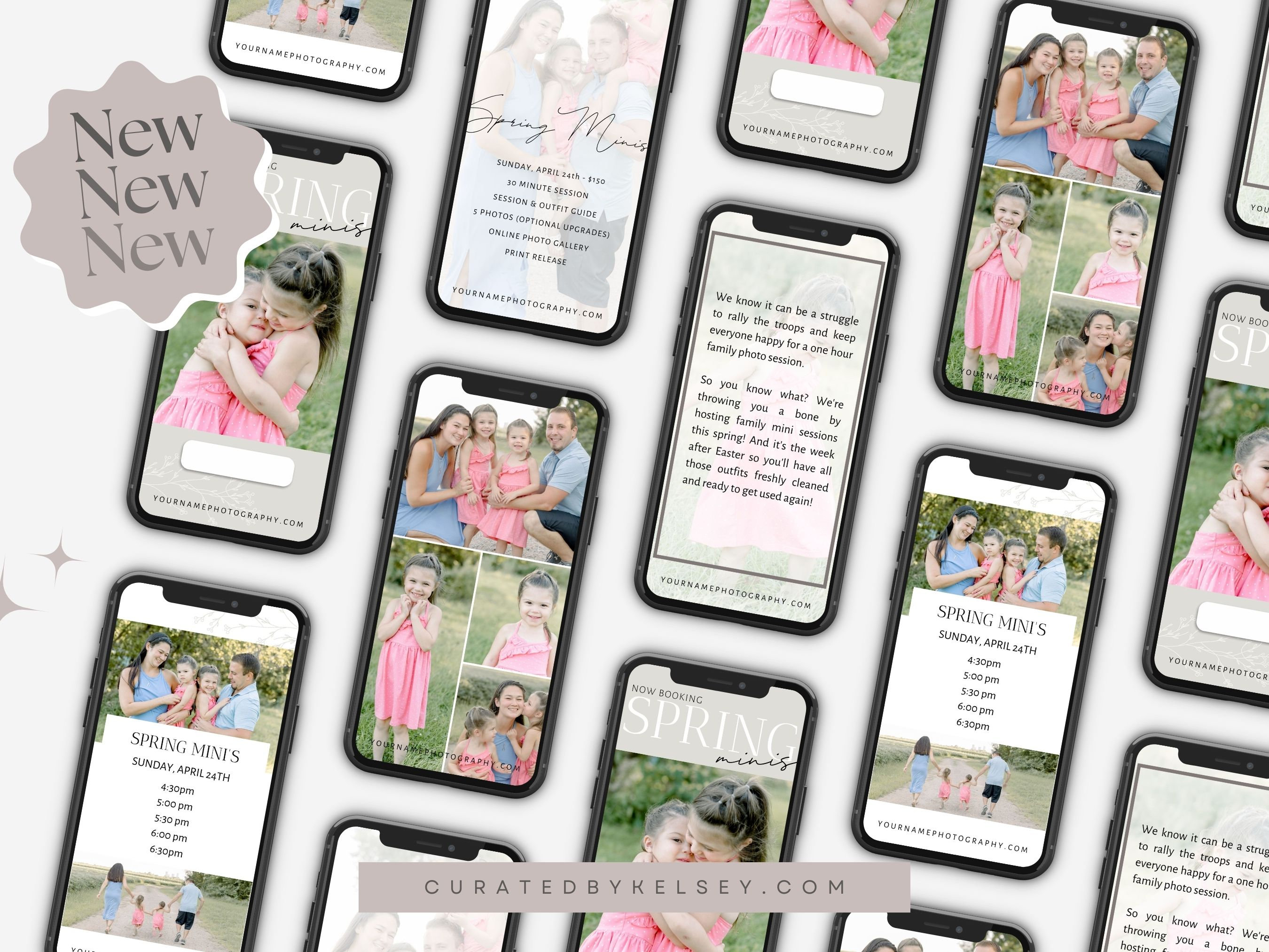 Canva Mini Session Instagram Story Templates for Photography | Senior ...