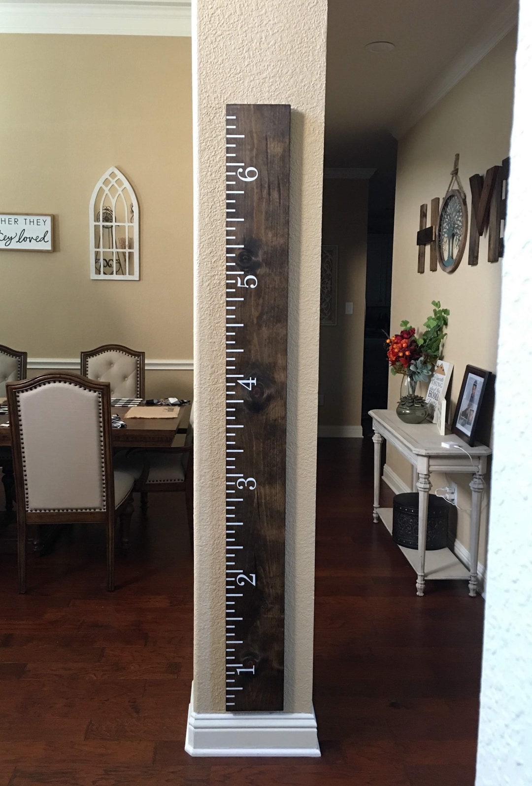 Personalized Growth Chart Ruler, Wood Growth Chart, Growth Chart Girls ...