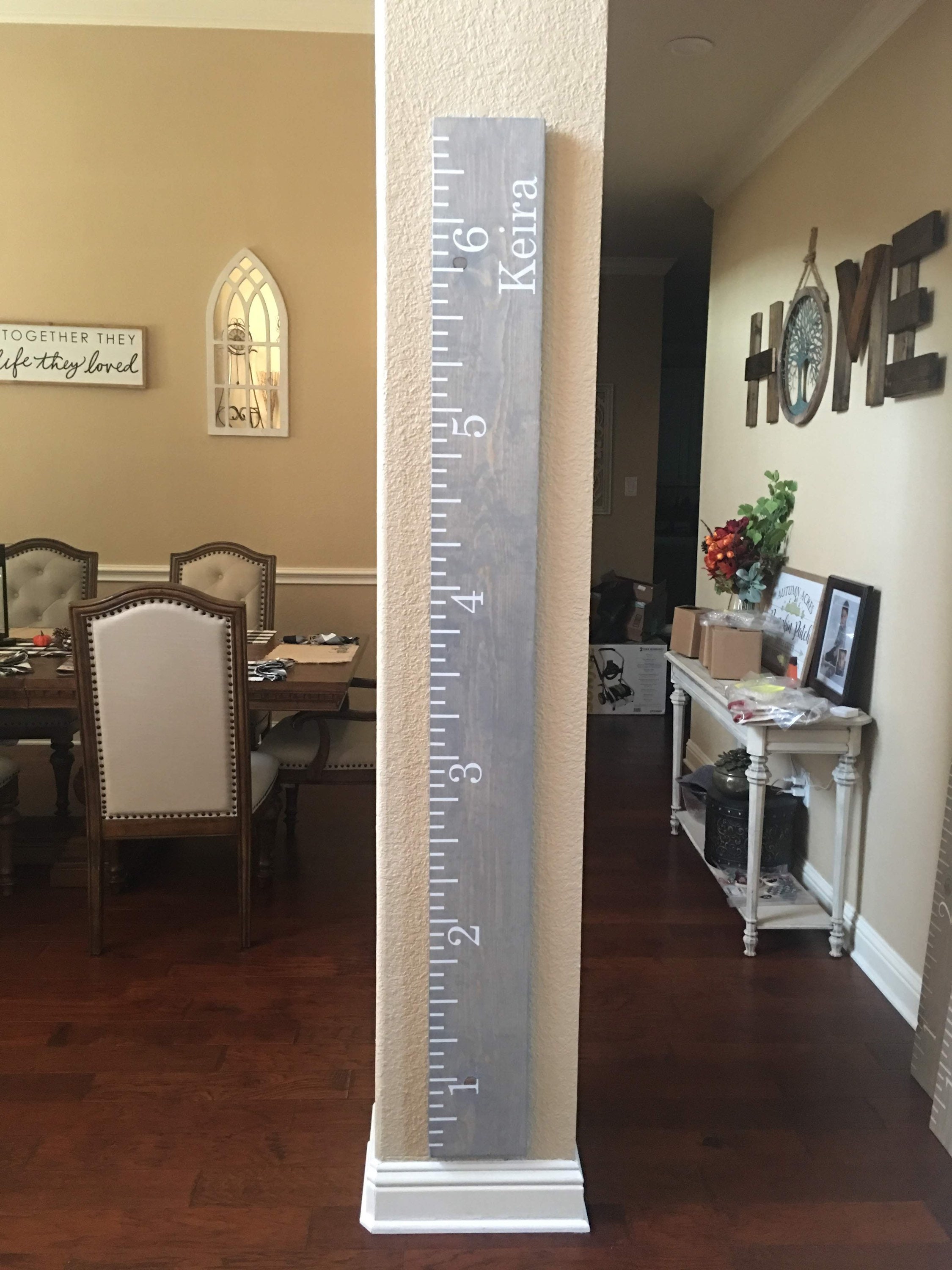 Personalized Growth Chart Ruler Wood Growth Chart Growth | Etsy