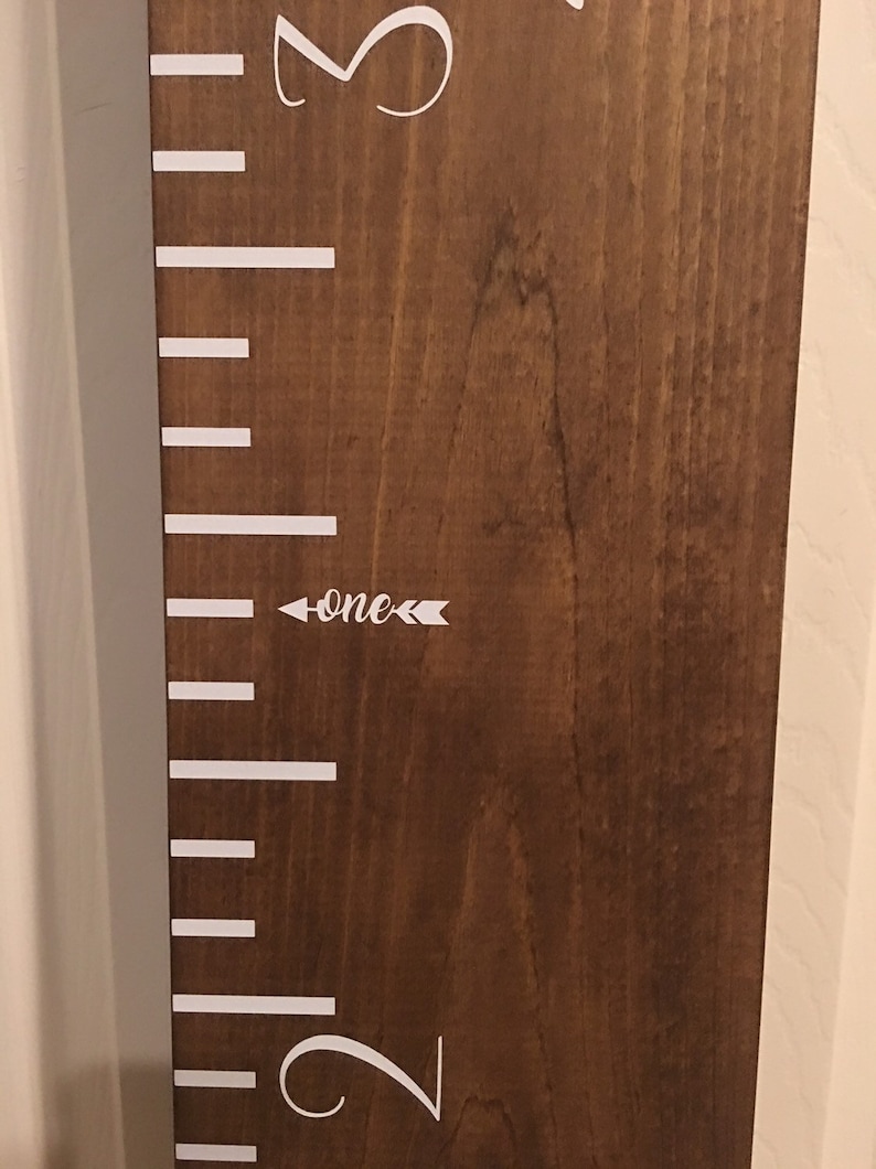 Height Marker for Growth Chart Ruler Vinyl Arrow Decal With - Etsy