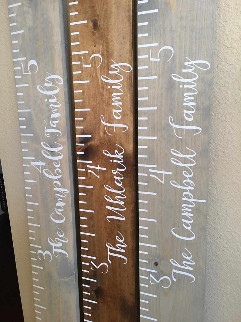 Personalized Growth Chart Ruler Wood Growth Chart Growth | Etsy