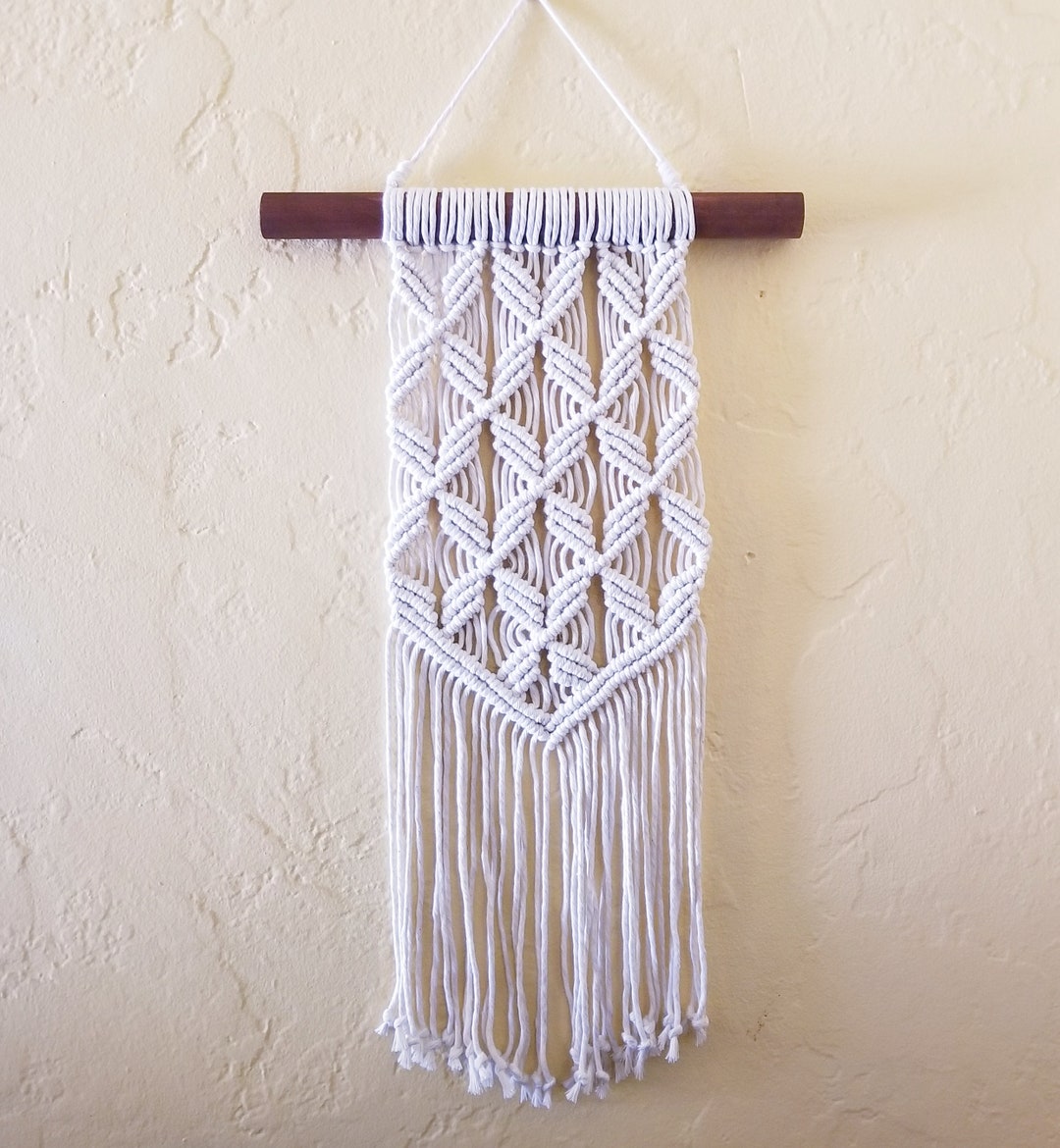 Wall Hanging, Macrame Wall Hanging, Modern Macrame, Boho Decor, Fiber ...