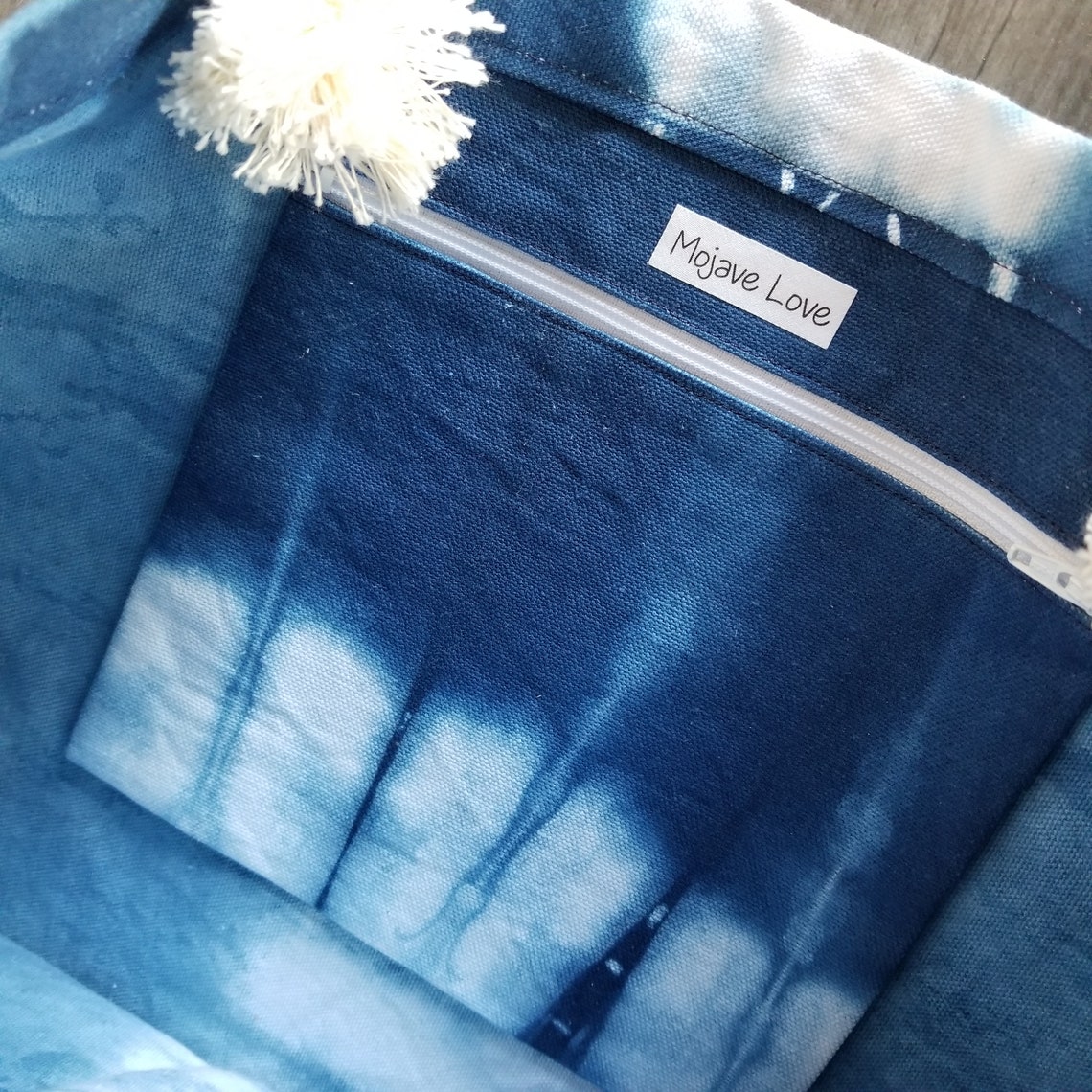 Indigo Tote Bag Canvas Tote Beach Bag Hand Dyed Bag - Etsy