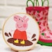 Peppa Pig Muddy Puddles *cross Stitch PATTERN DOWNLOAD* - Etsy