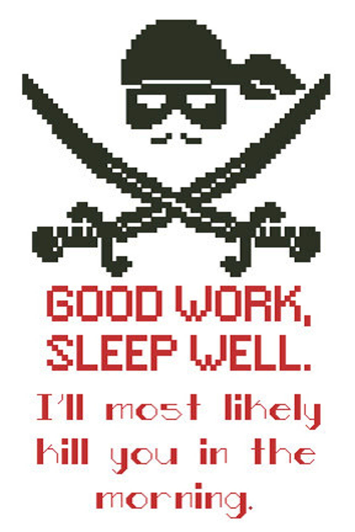 Princess Bride cross Stitch PATTERN DOWNLOAD - Etsy