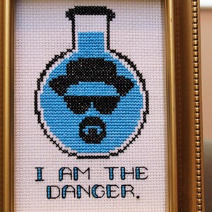 Breaking Bad Heisenberg Cross Stitch *PATTERN DOWNLOAD* - Etsy