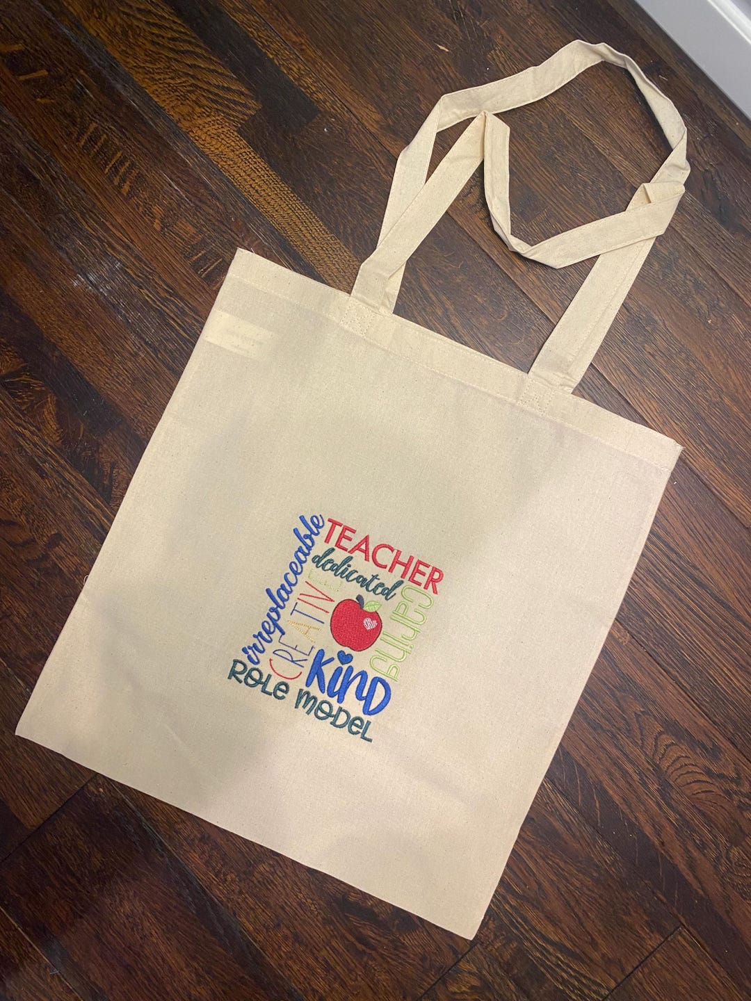 Teacher Book Bag/ Tote Bag - Etsy