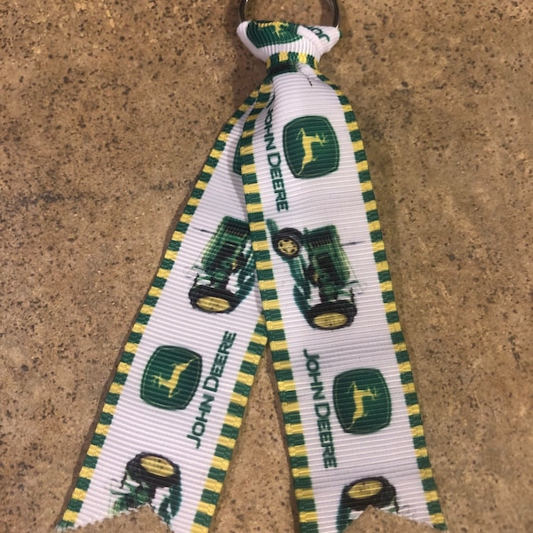 John Deere Keychain - Etsy
