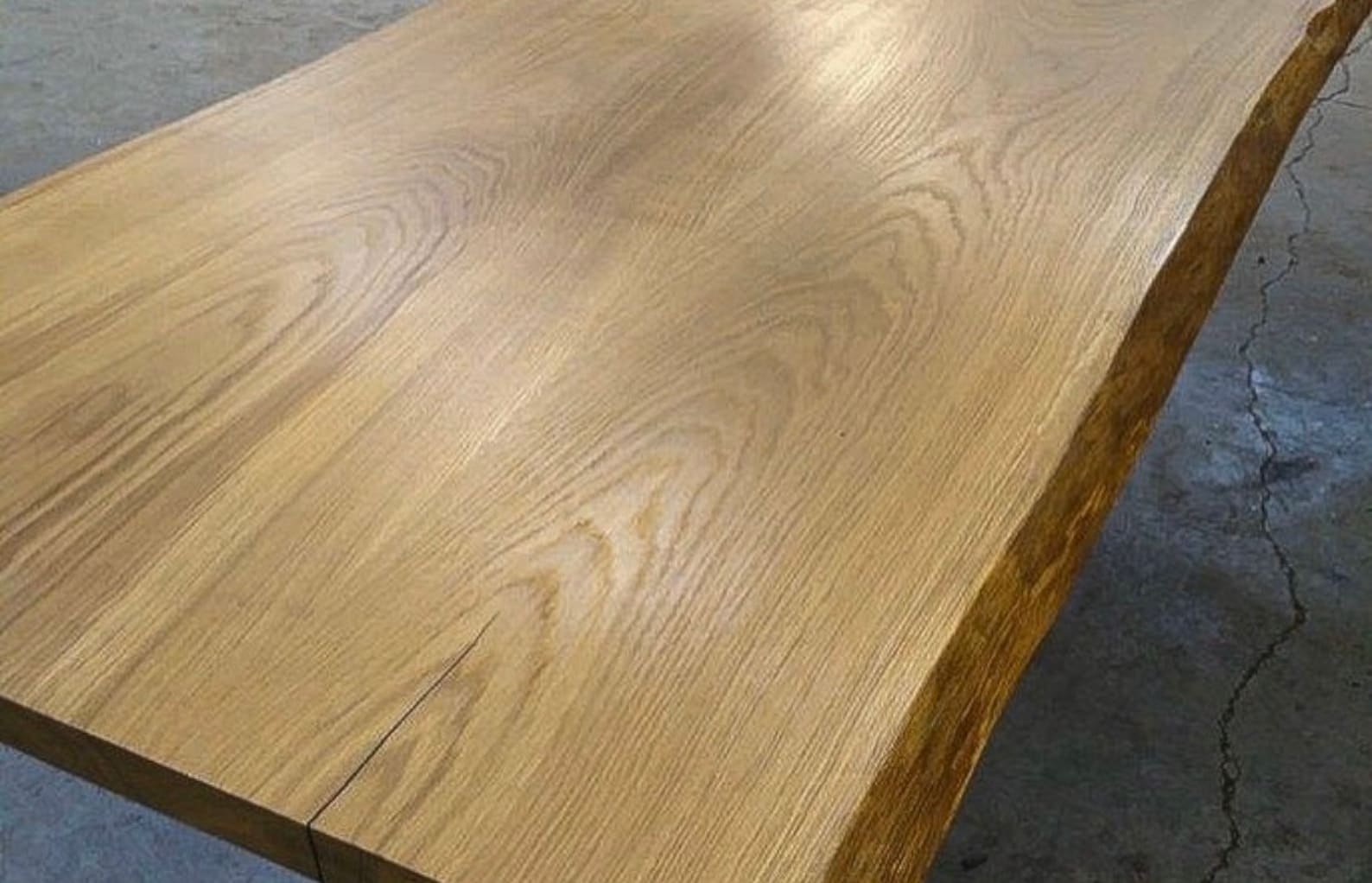 Plateau Chêne 1 ou 2 tenants Live Edge sur mesure - Etsy France