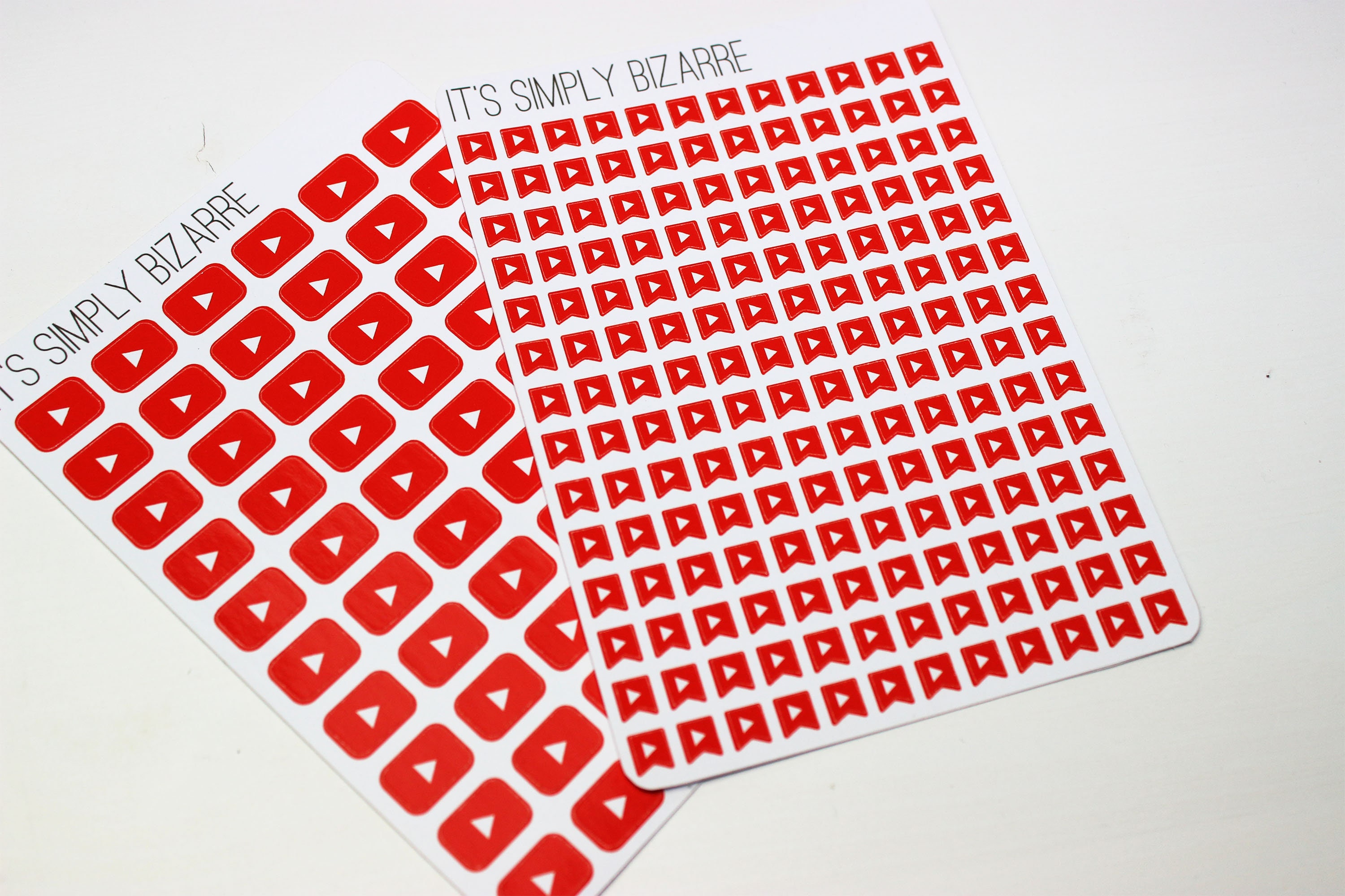 Youtube Stickers, Planner Sticker Sheet, Sticker Markers, Youtube Logo ...