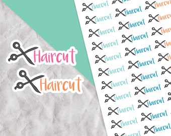 Hair Cut Stickers - Etsy