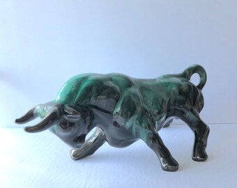 Pottery bull | Etsy