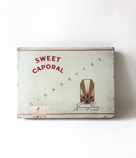 Vintage Sweet Caporal Cigarette Tobacco Tin | Etsy