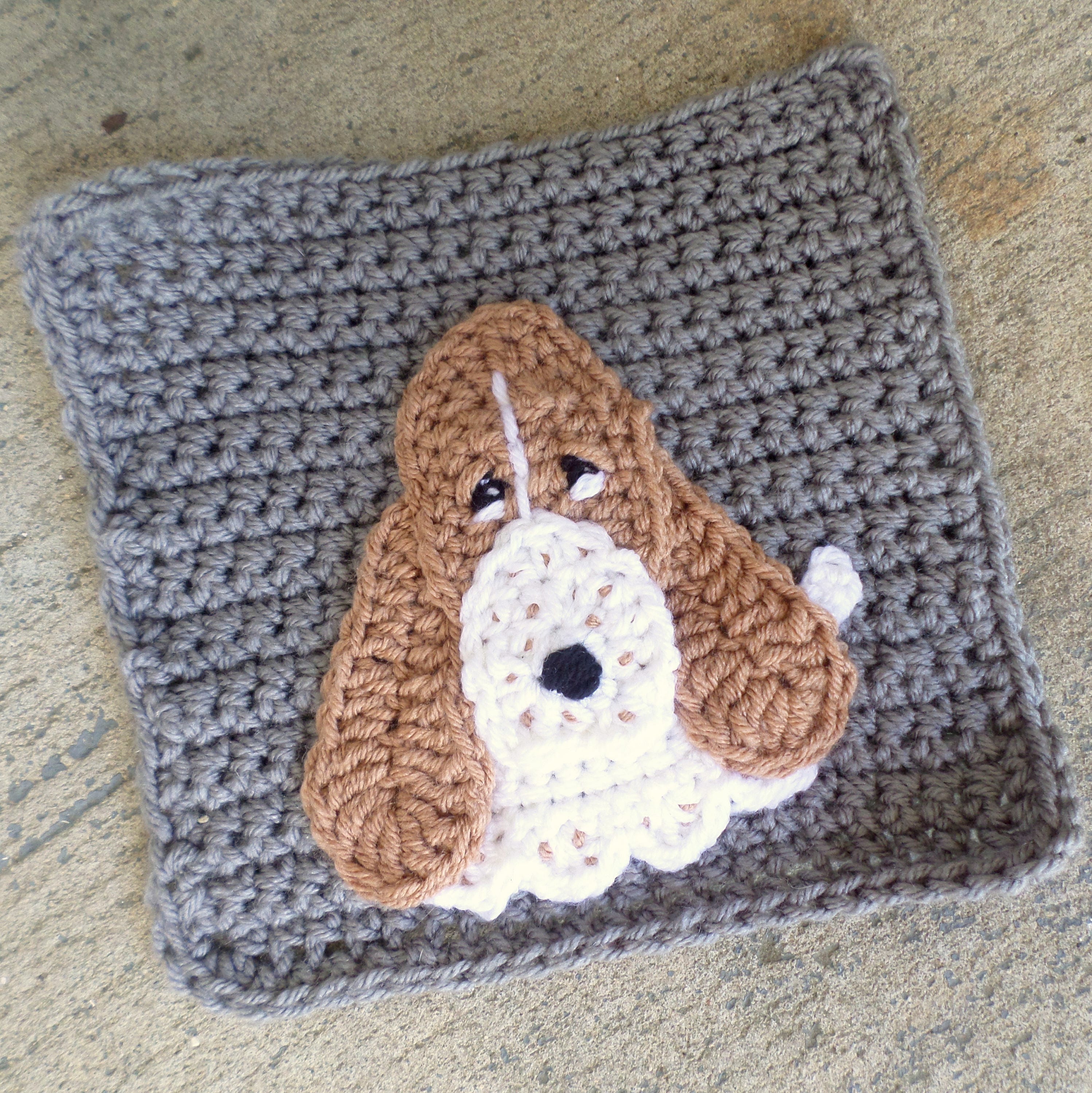 PATTERN: Basset Hound Patch // Patchwork Puppy Project // Applique ...