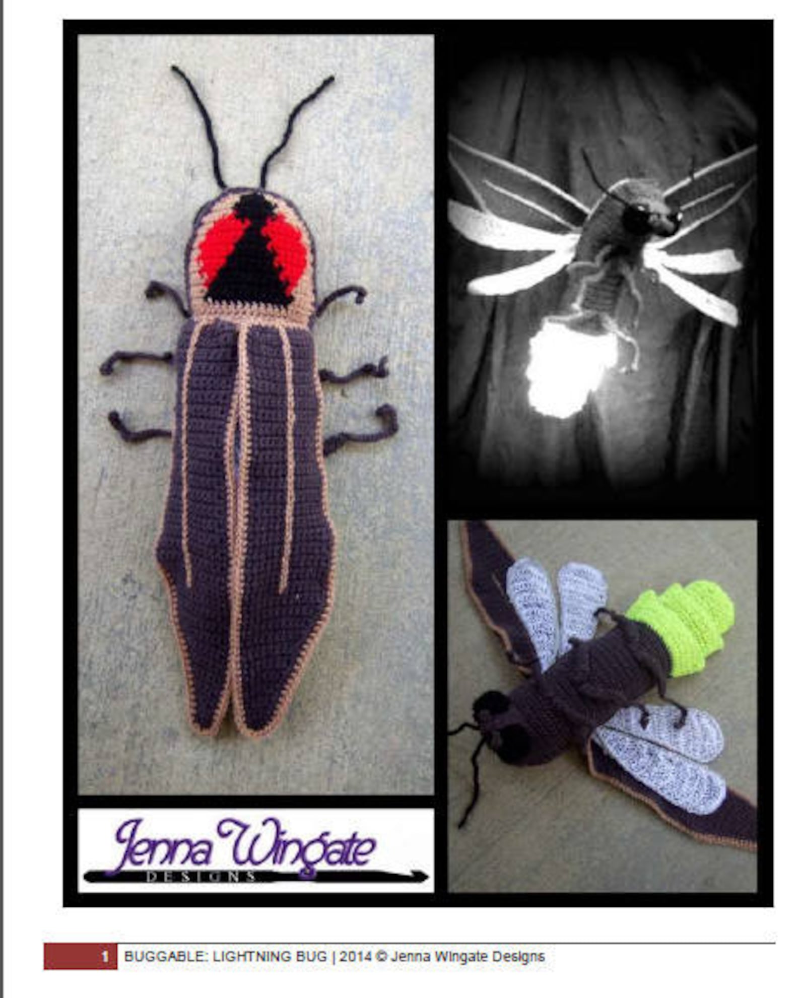 PATTERN: Lightning Bug // Instant PDF Download //DIY // Baby - Etsy