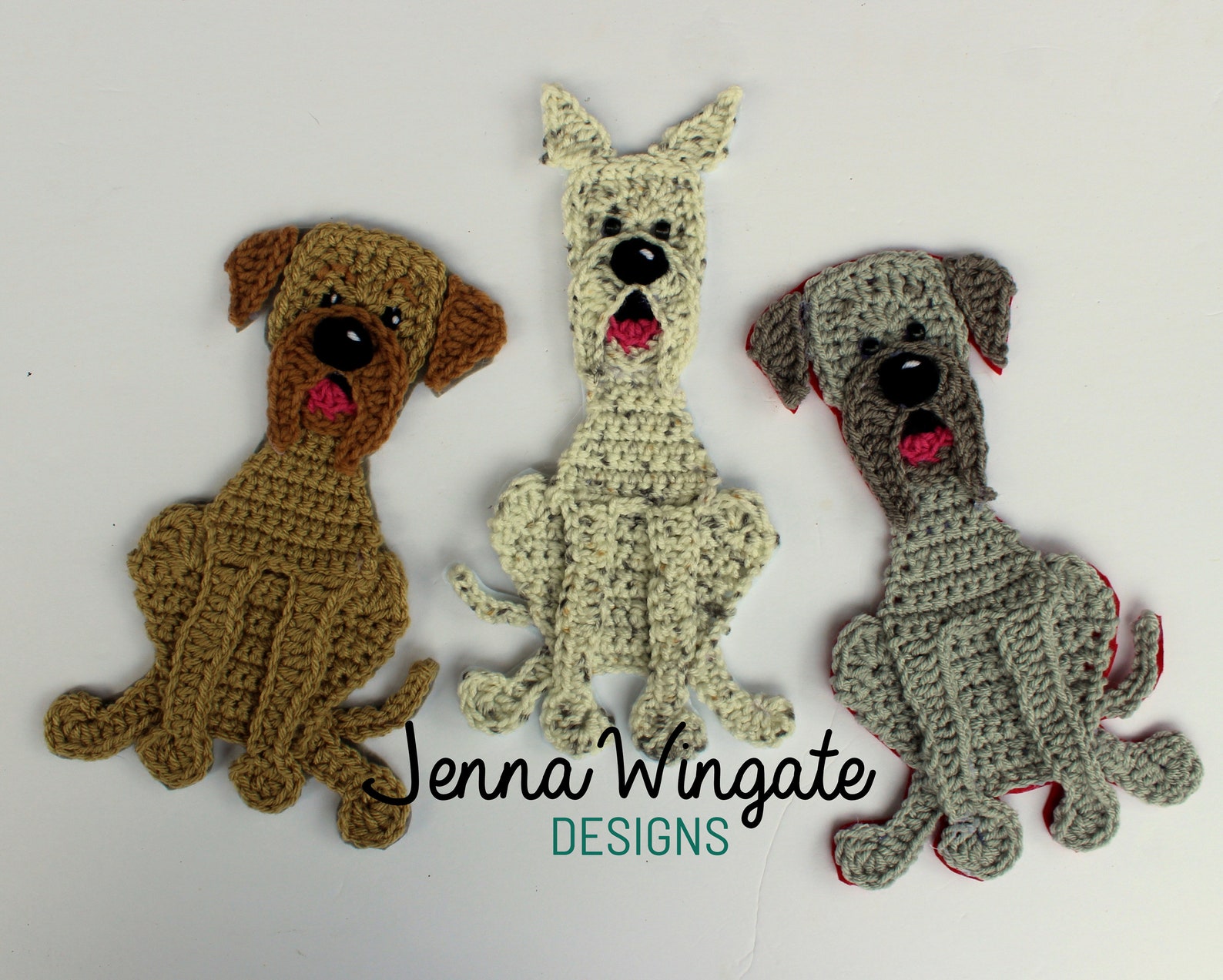 PATTERN: Great Dane Patch // Patchwork Puppy Project // - Etsy