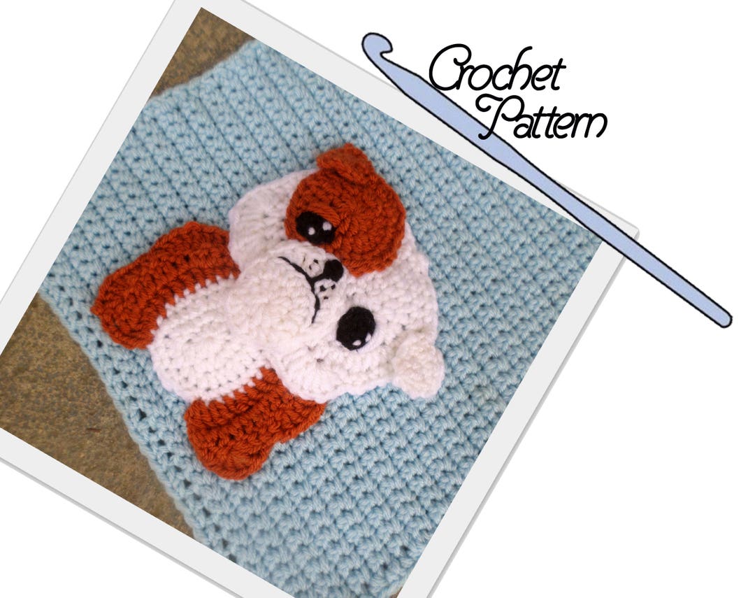 PATTERN: English Bulldog Patch // Patchwork Puppy Project // Applique ...
