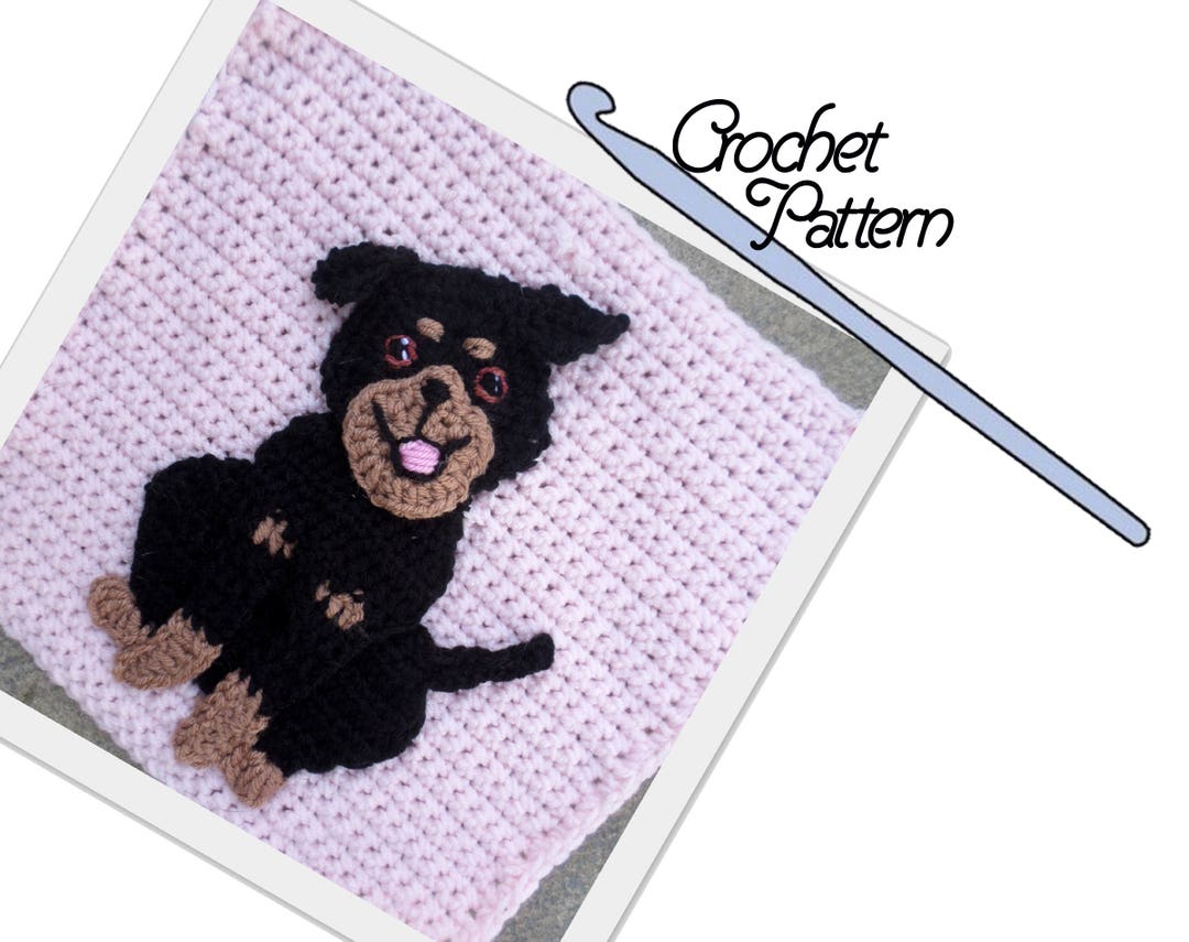 PATTERN: Rottweiler Patch // Patchwork Puppy Project // Applique // Dog ...