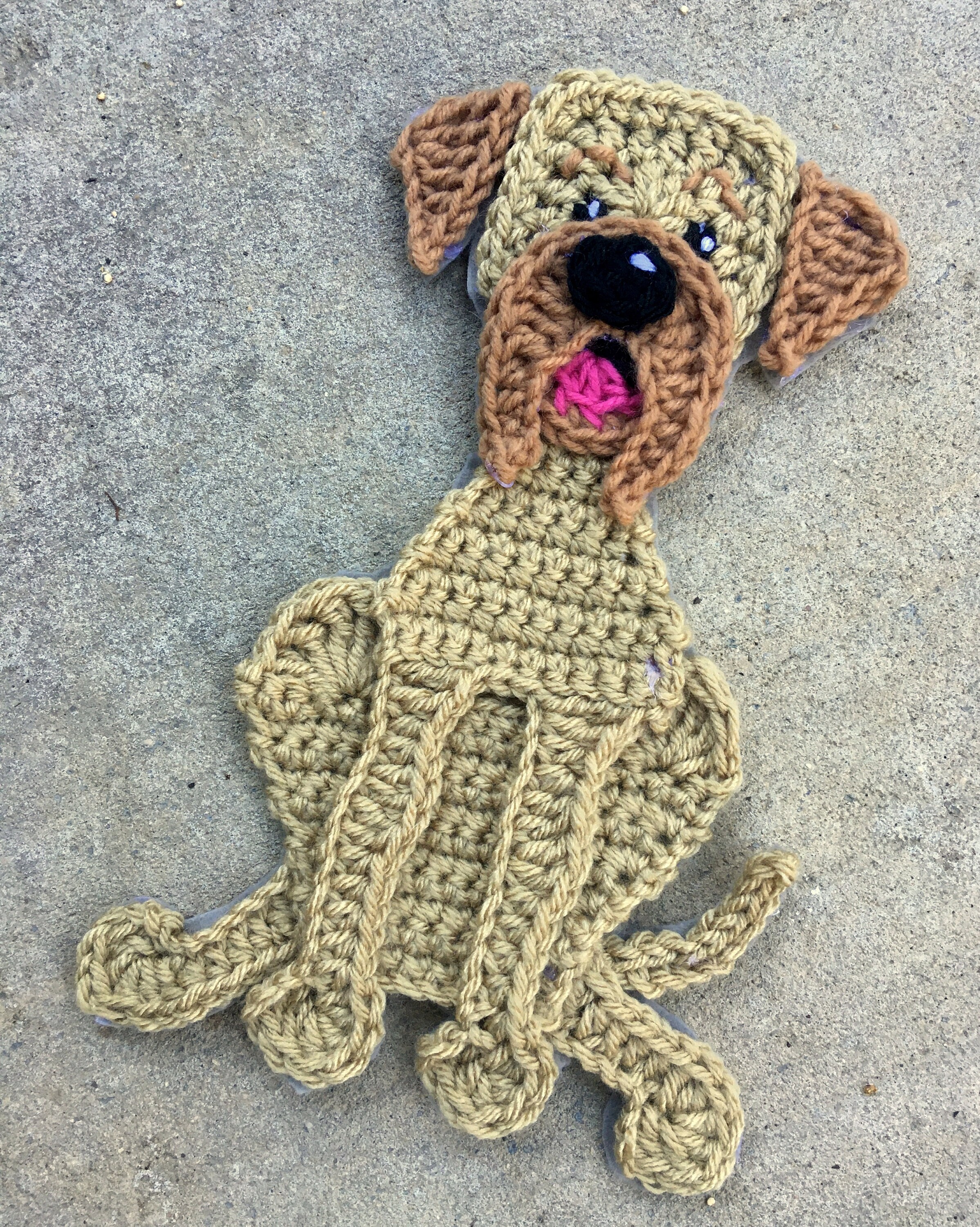 PATTERN: Great Dane Patch // Patchwork Puppy Project // - Etsy México