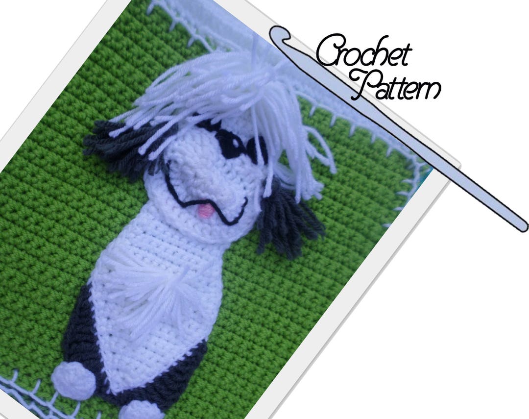 PATTERN: Old English Sheepdog Patch // Patchwork Puppy Project ...