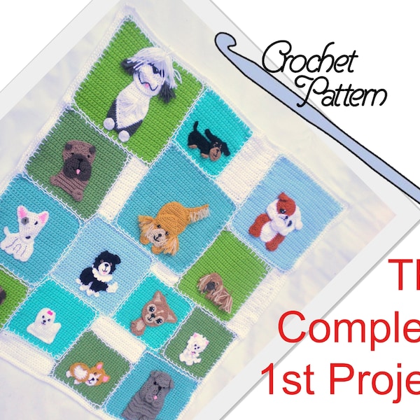 Dog Patchwork Quilt - Etsy