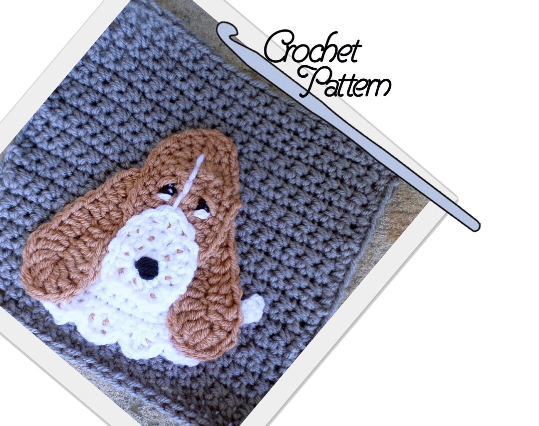 PATTERN: Basset Hound Patch // Patchwork Puppy Project // Applique ...