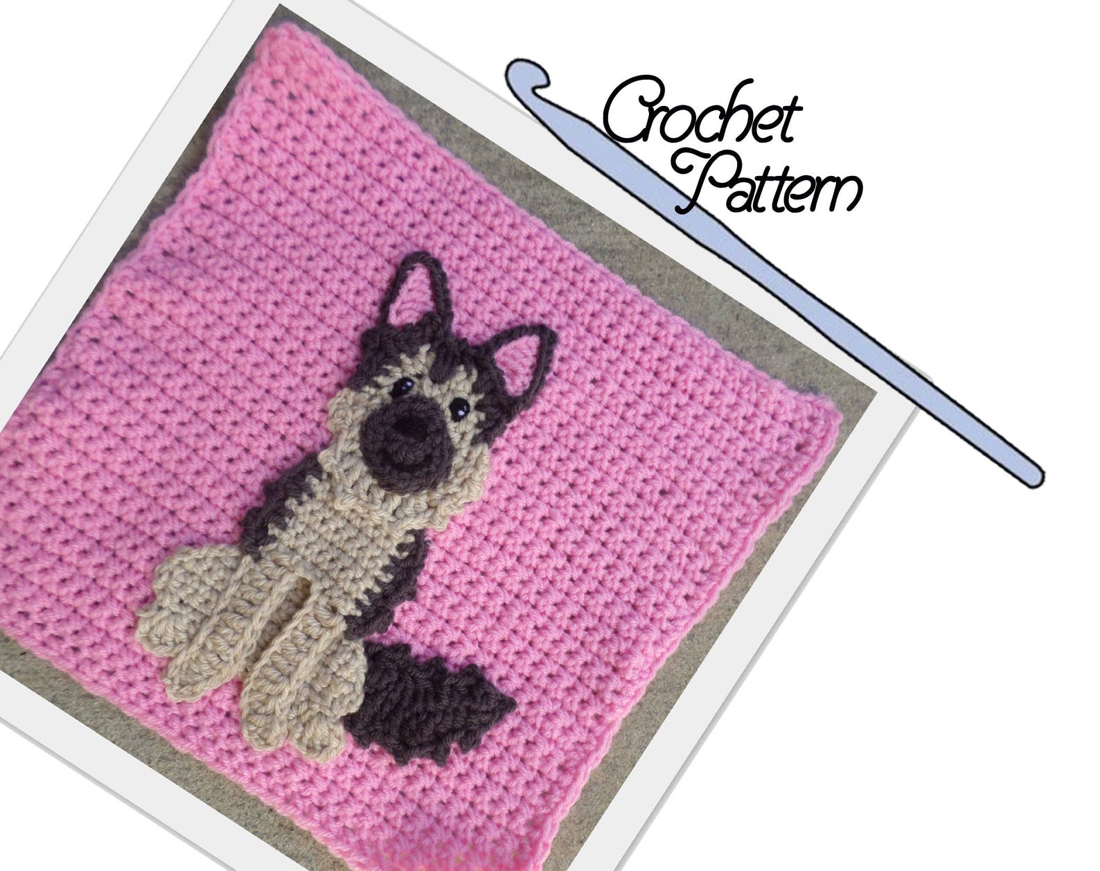 PATTERN: German Shepherd Dog Patch // Patchwork Puppy Project ...