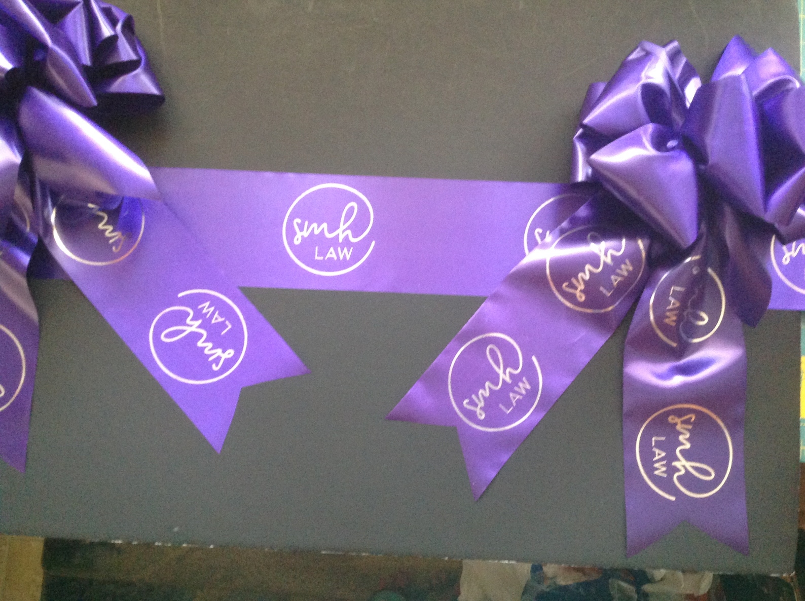 Grand Opening Ribbon Bows, Ground Breaking Bows, Shovel Bows, Grand ...