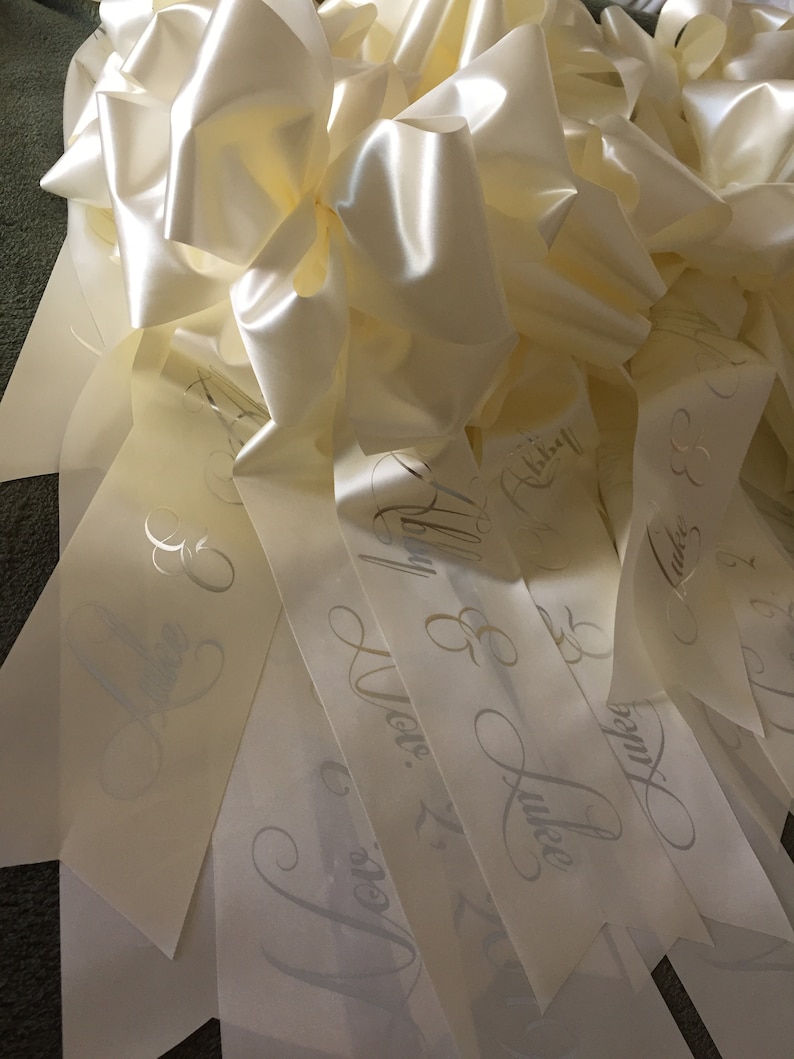 Grand Opening Ribbon Bows, Ground Breaking Bows, Shovel Bows, Grand ...