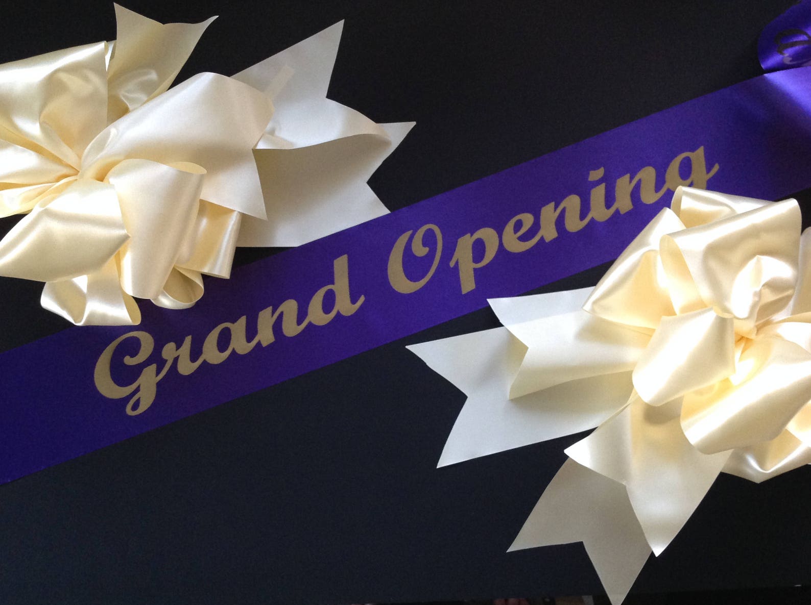 Grand Opening Ribbon Bows, Ground Breaking Bows, Shovel Bows, Grand ...