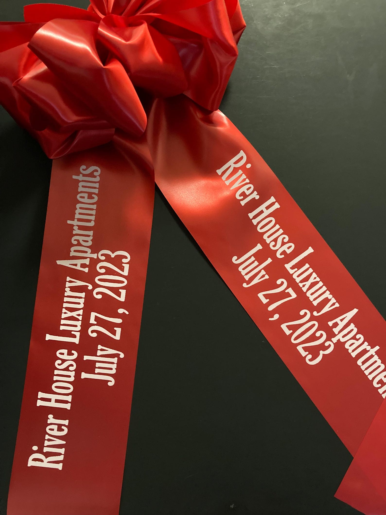 Grand Opening Ribbon Bows, Ground Breaking Bows, Shovel Bows, Grand ...