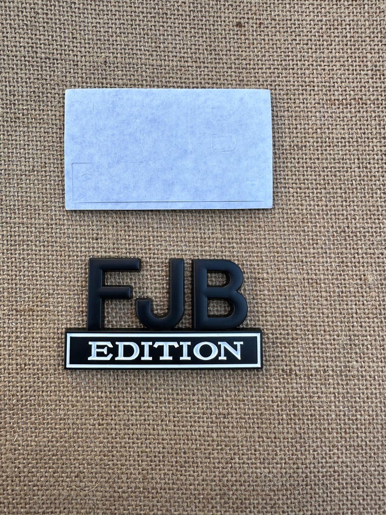 FJB EDITION Silver Black/red Black/white Fck Joe Biden Panel Badge Auto ...