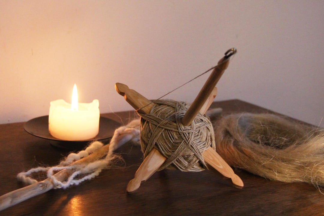 Hazel Wood Turkish Drop Spindle - Etsy