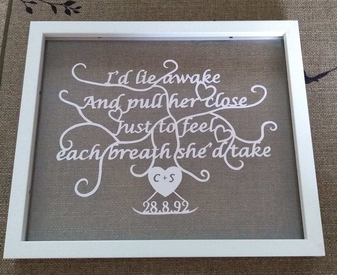 Song Lyric Paper Cutting Art Designs - Etsy