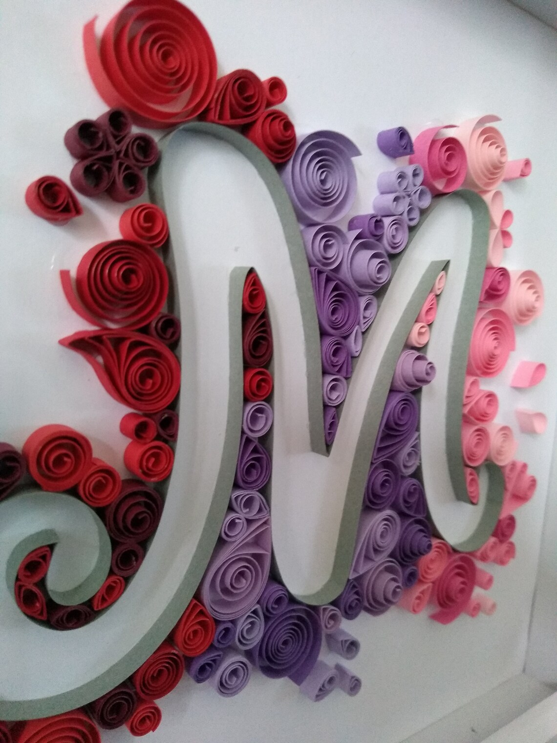 Letter Paper Quilling Art - Etsy