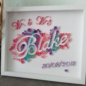 Paper Quilling Name Design - Etsy