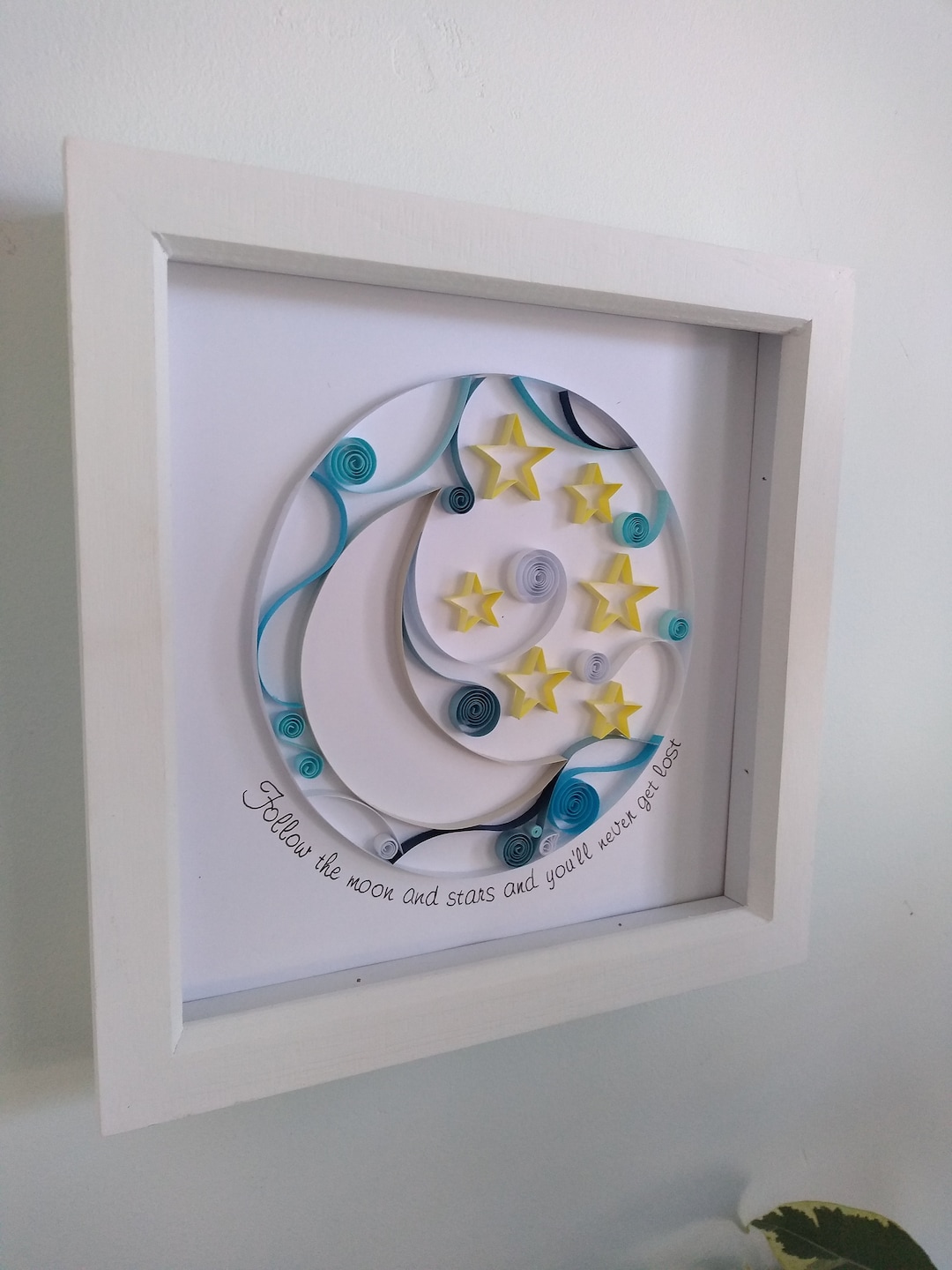 Moon and Stars Quilling Design - Etsy