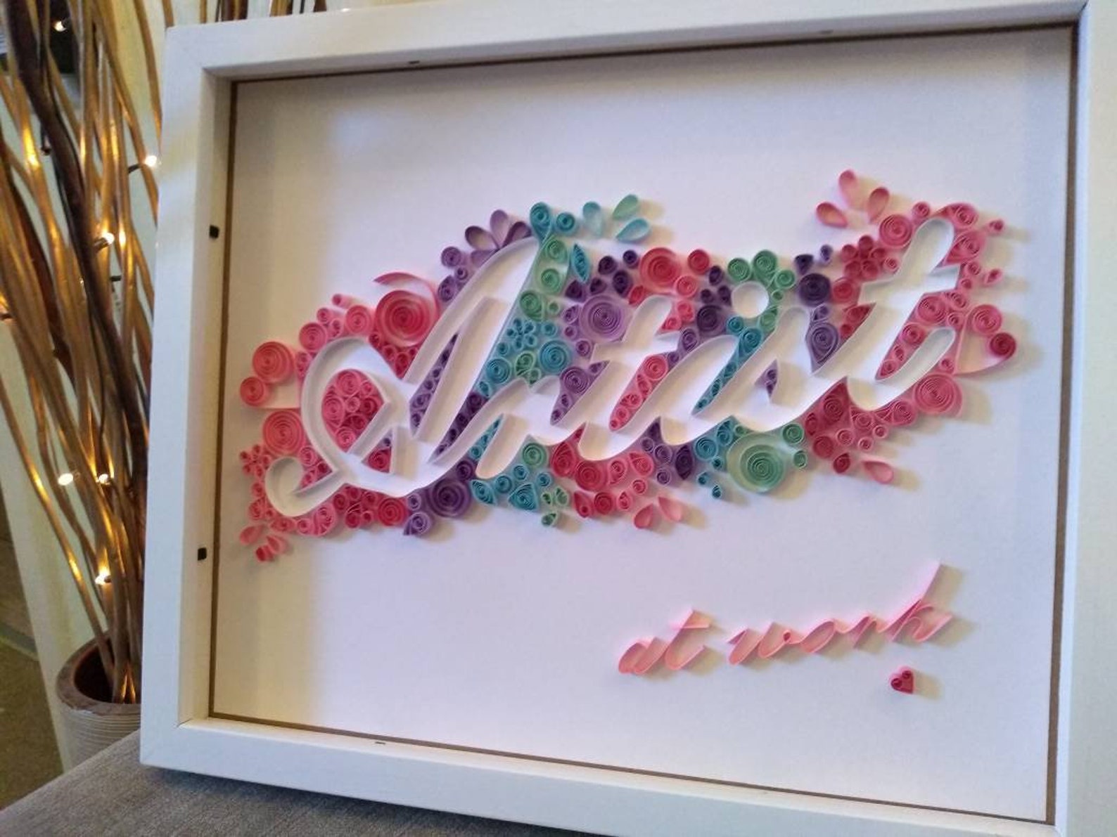 Paper Quilling Name Design - Etsy
